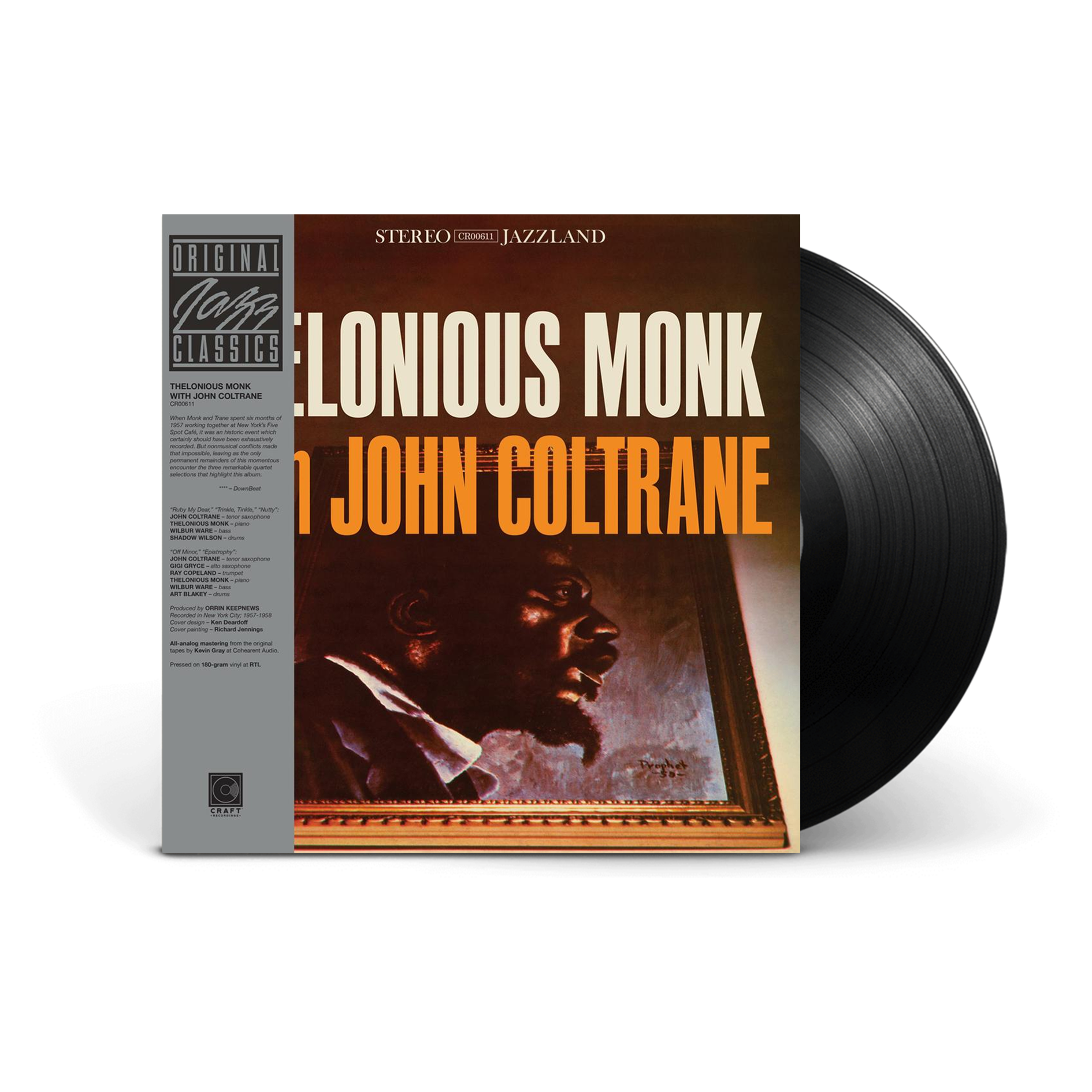 Thelonious Monk - Thelonious Monk With John Coltrane - Vinyle Audiophi - Everything Jazz Store ...